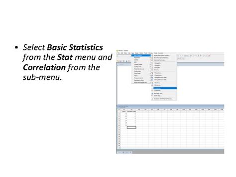 Chapter 4 Minitab Summarising Bivariate Data Correlation Coefficient Chapter 4 Minitab Summarising Bivariate Data Correlation Coefficient