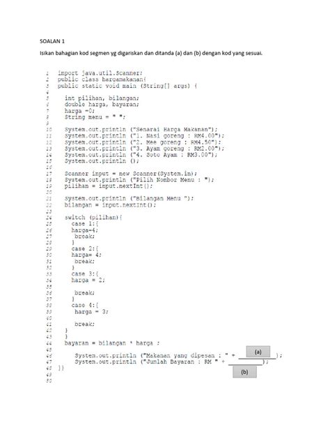 Latihan Kod Segmen Atur Cara Pdf