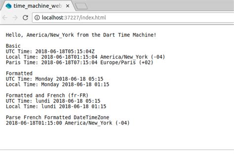 A Date And Time Library For Flutter Web And Server With Support For