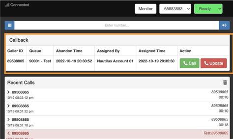 Callback Tab User Guide Nautilus Network Solutions Pte Ltd