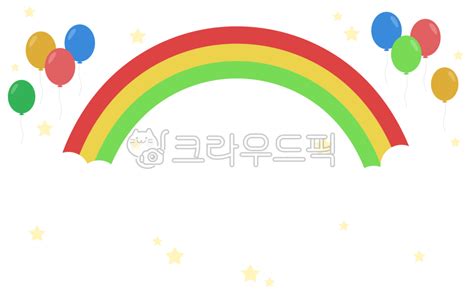 풍선 자연 하늘 Nature 무지개 사진이미지일러스트캘리그라피 Pickclick작가