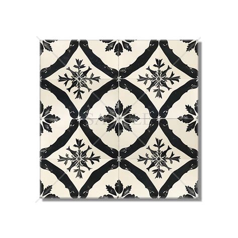 Black And Off White Ceramic Tile Decorative Ceramic Tile Kitchen