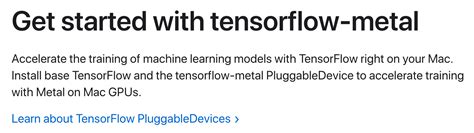 在 M1 Mac 上解锁 Tensorflow Gpu 加速：从环境搭建到实战验证tensorflow Mac Gpu Csdn博客