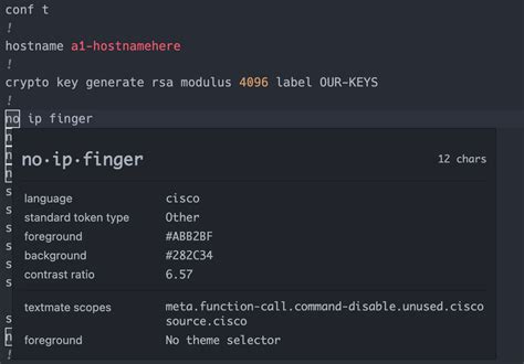 Token Colors Missing · Issue 1 · Y Ysssvscode Cisco Config Highlight · Github