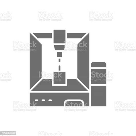 전문 3d 프린터 3 차원 모델 회색 아이콘 3차원 형태에 대한 스톡 벡터 아트 및 기타 이미지 3차원 형태 건강관리와 의술 건설 산업 Istock