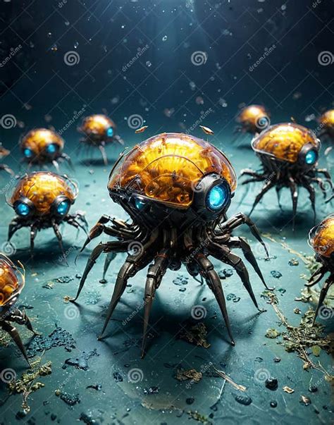 The Nanite Swarm Billions Of Microscopic Nanobots Forming Collective