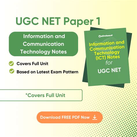 Ugc Net Paper 1 Information And Communication Technology Not