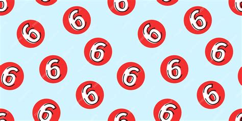 Premium Vector Number The Pattern Seamless Pattern A Pattern Of Numbers Different Numbers On A