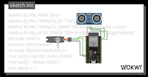 Servo Motor Blynk Wokwi Esp32 Stm32 Arduino Simulator