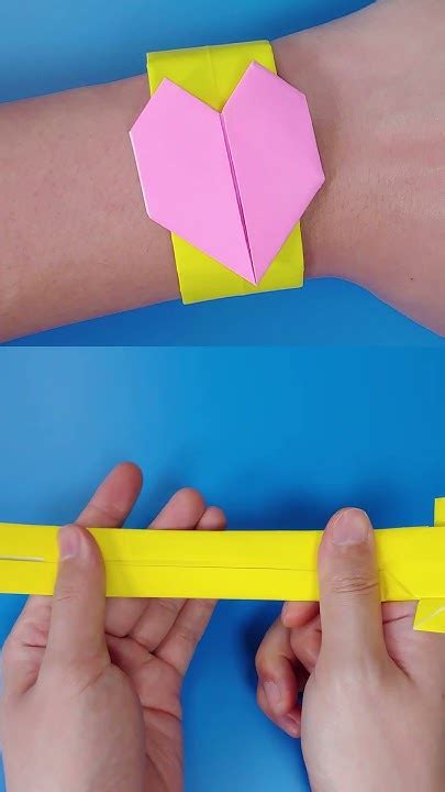 하트 팔찌 종이접기 Youtube