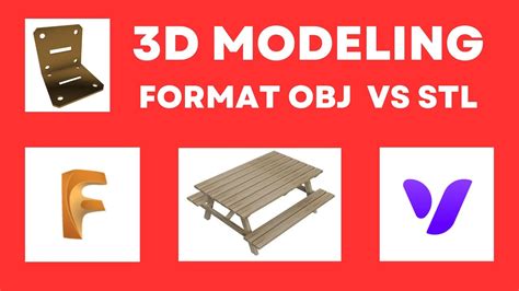 3d Modeling Format Obj Vs Stl Youtube