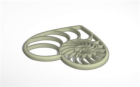 3d Design Fibonacci Heart Tinkercad