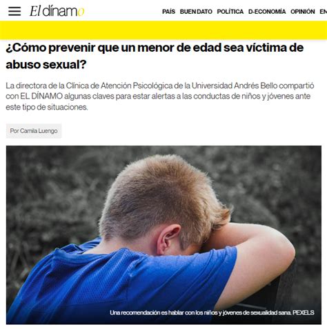 El Dínamo Unab ¿cómo Prevenir El Abuso Sexual En Menores