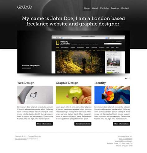 15 Free Business Htmlcss Templates 2013 Download