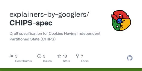 Github Explainers By Googlers Chips Spec Draft Specification For
