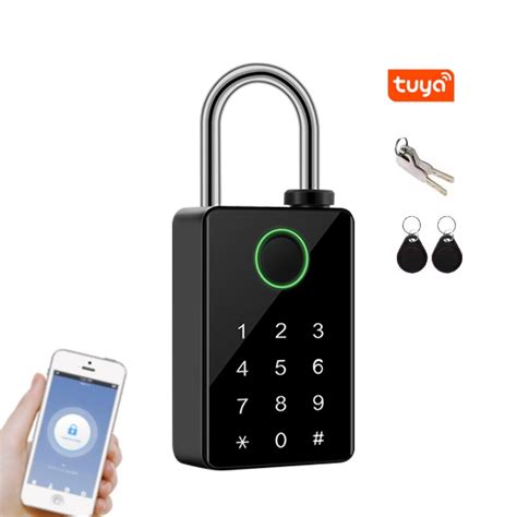 Buy Tuya Bluetooth Waterproof Heavyduty Padlock Fingerprint And Passcode Techaccess Shop