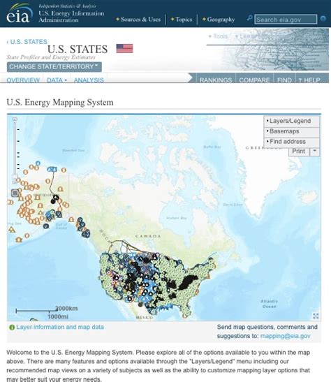 Now Available Energy Information Administration Eia Updates Layers