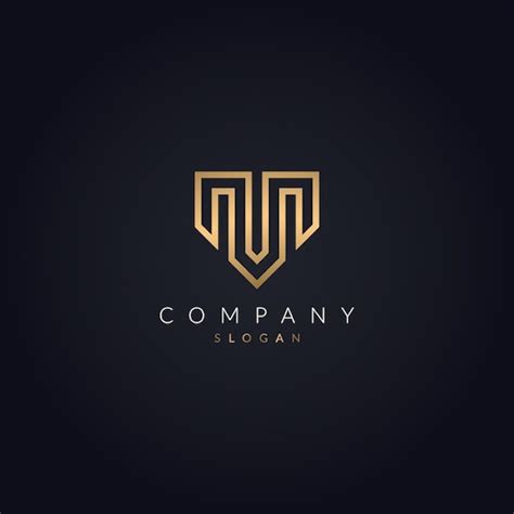 Elegant Gold Monogram Logo On Sleek Black Background Jiffy Designs