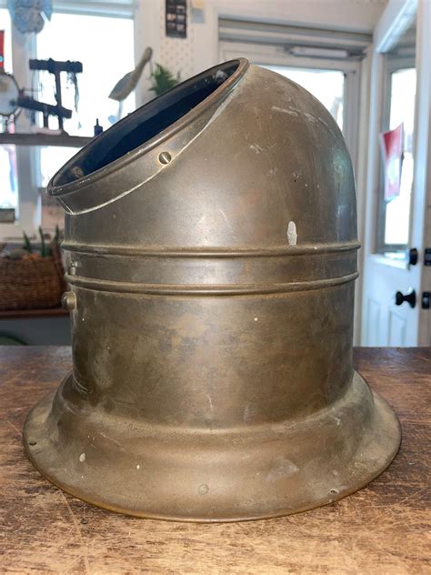 Vintage Brass Binnacle Housing Sailboat Parts