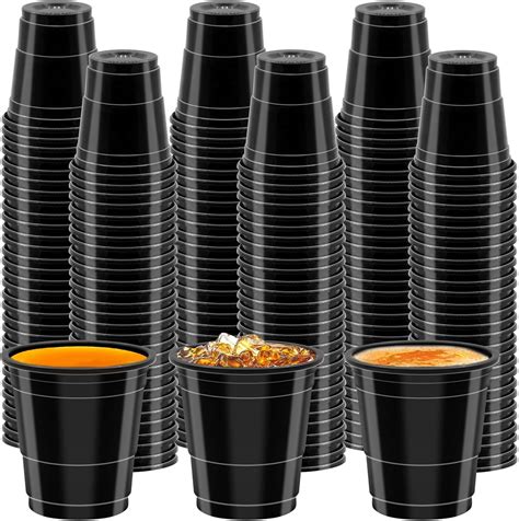 Chalian 300 Pack 2oz Plastic Shot Glasses Disposable Shot Glasses