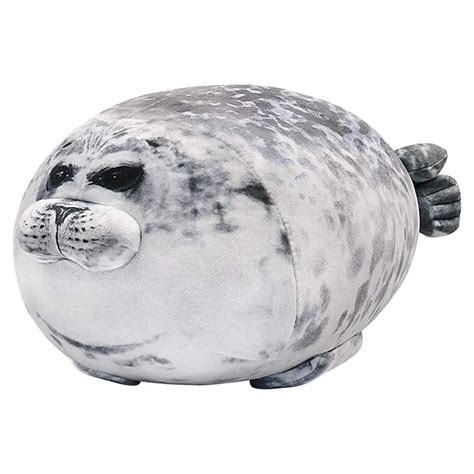 Chubby Blob Seal Pillow Plushie Stuffed Toy In 2024 Cute Stuffed