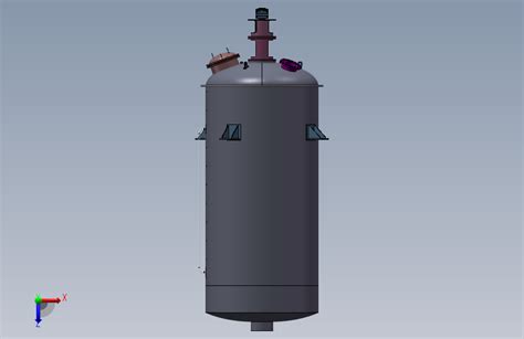 搅拌式反应釜设计【三维sw仅供参考】【含9张cad图纸 说明书】 Solidworks 2013 模型图纸下载 懒石网