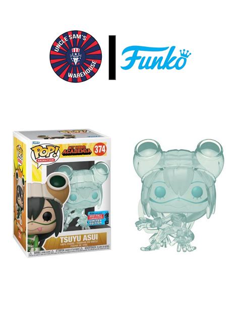 Funko Pop Animation MHA Tsuyu Asui Translucent Shared Sticker 374 Shopee Philippines