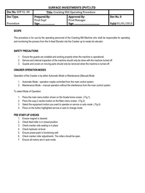 Cracking Mill Pdf Housekeeping Manufactured Goods