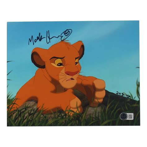 Mark Henn Signed The Lion King 8x10 Photo Beckett Pristine Auction