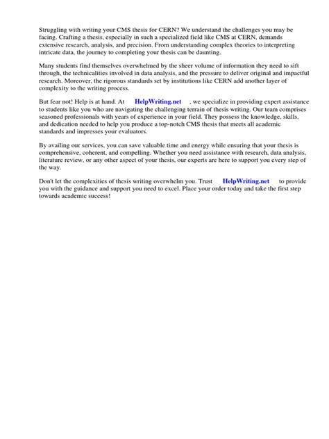 Cms Thesis Cern Pdf Atlas Experiment Large Hadron Collider