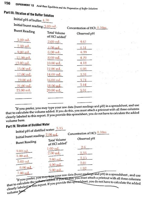 EXERCISE 12 NAME LAB SECTION DATE Report Data Part I Chegg Com