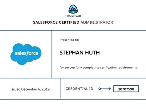 Salesforce Salesforceadministrator Salesforceohana Stephan Huth