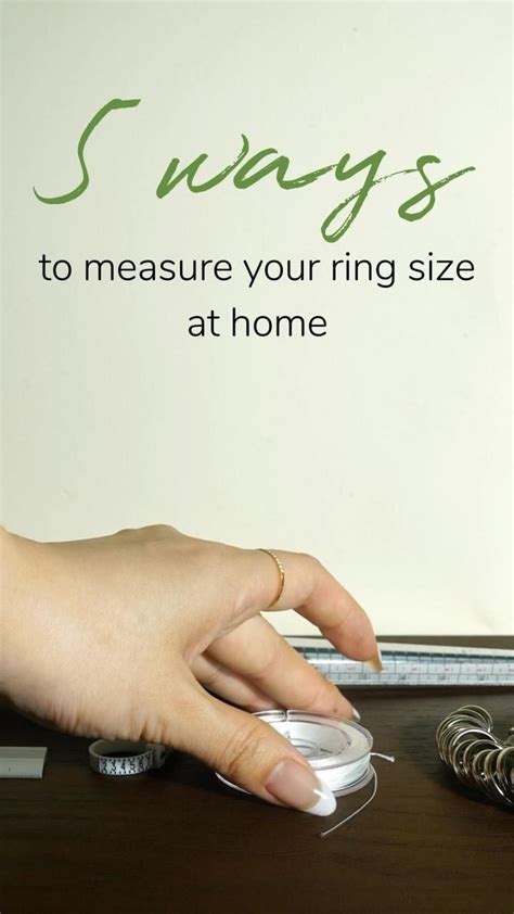 Stanza On Instagram How To Measure Your Ring Size At Home📏 💍the