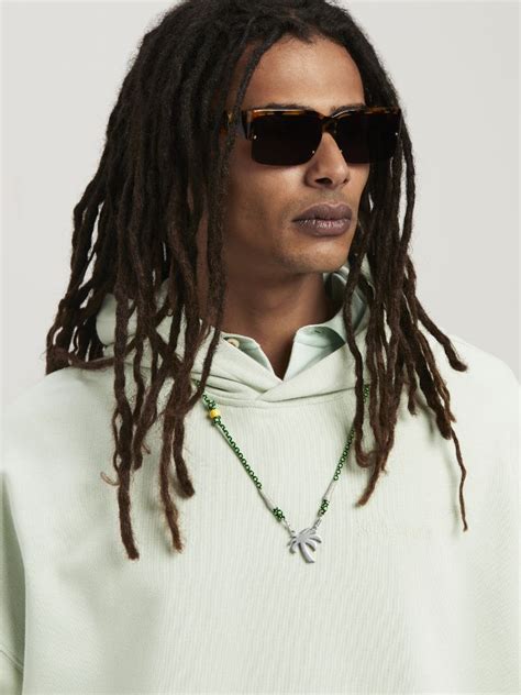 Logo Hoodie In Green Palm Angels® Official
