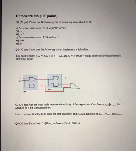 Solved Homework 05 100 Points Q1 20 Pts Please Use