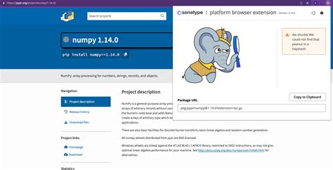 Some Versions Of Numpy In Pypi Giving Error · Issue 86 · Sonatype Nexus Communitysonatype