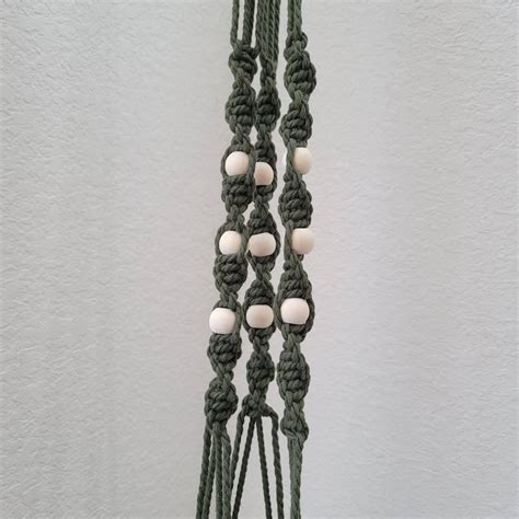 Macrame Hanging Table Aspen Wood Night Stand Fluid Art Decor Etsy