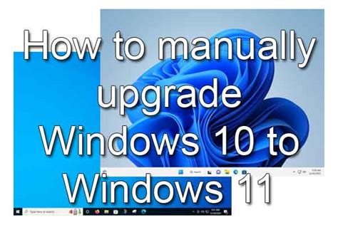 How To Manually Upgrade Windows To Windows