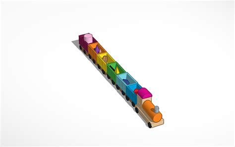 3d Design Train Tinkercad