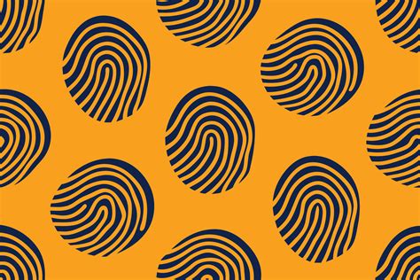 Seamless Fingerprint Image Pattern 41449507 Vector Art At Vecteezy