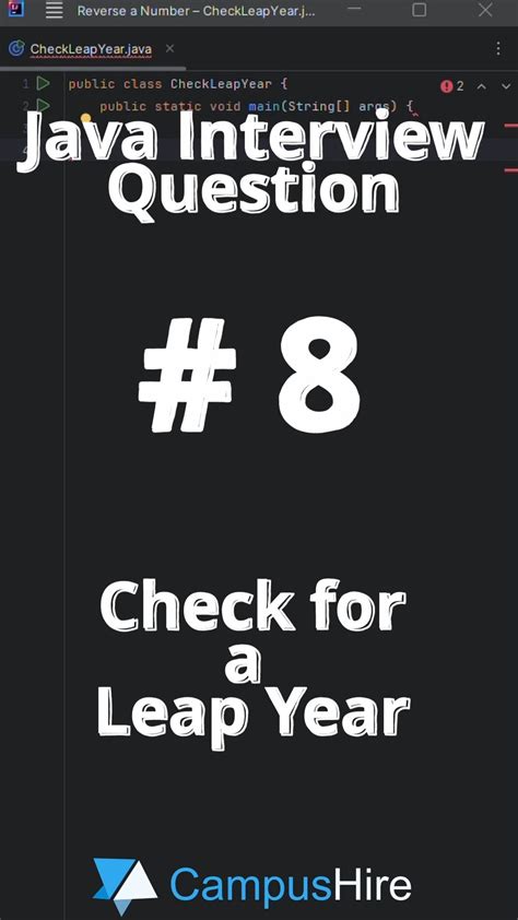 campushire java 8 leap year check javafullstackdevelopercourse javainterviewquestions in