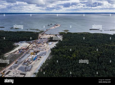 Forest Around Building Site Of Vistula Spit Canal Connection Between