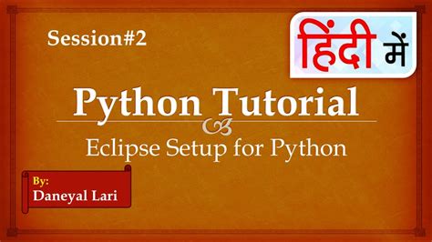 Set Up Eclipse Ide For Python Step By Step Guide Python Tutorial In