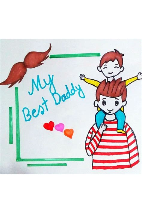 Fathers Day Drawing 2021 Fathers Day Art Happy Fathers Day Father S