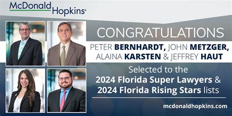 Todd Benni On Linkedin Bernhardt Metzger Karsten And Haut Honored By