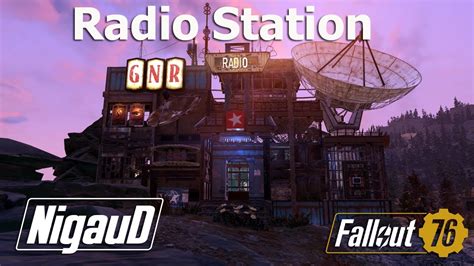 Radio Station Fallout 76 Camp Build Youtube