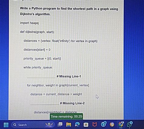 Write A Python Program To Find The Shortest Studyx