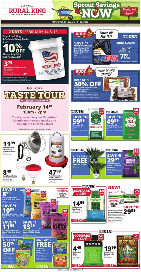 Rural King Weekly Ad Feb 12 Feb 25 2026 Valentines Day Promotion