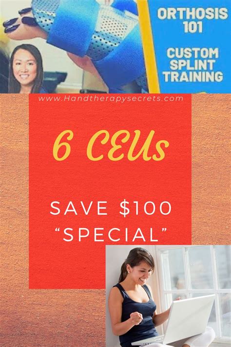 Orthosis 101 Splinting Class 6 Ceus