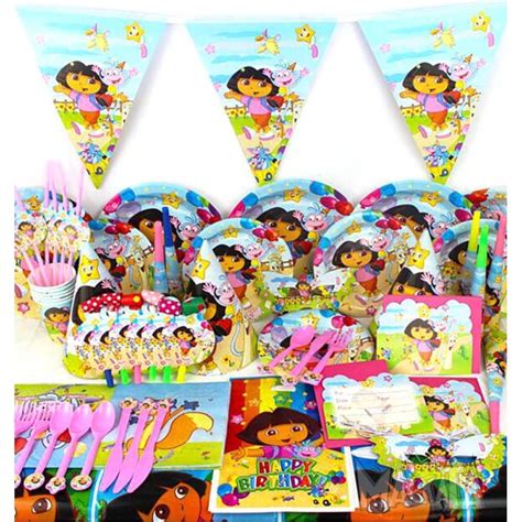 Парти сет с Дора Изследователката 209бр Zabava Bg